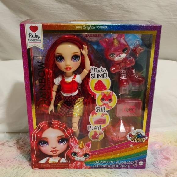 Rainbow | Toys | New Rainbow Ruby Anderson Doll W Red Hair Razzberry ...